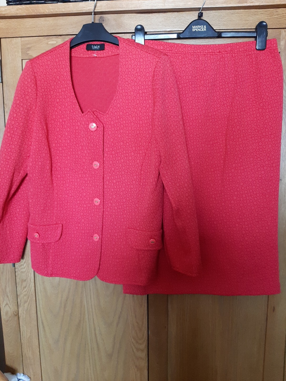 Vintage "LIOLA" made in ITALY designer ladies "red" s… - Gem