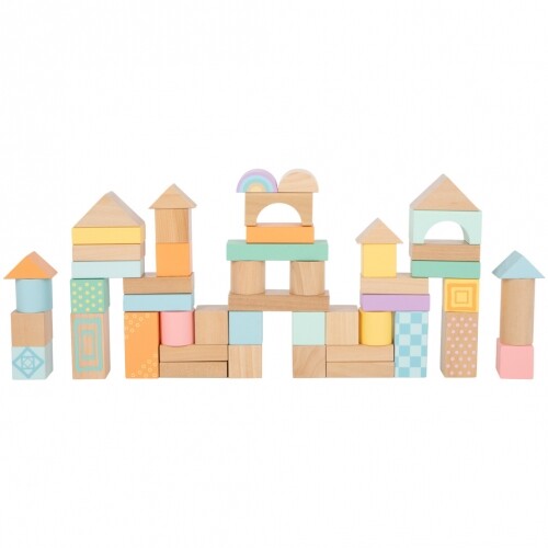 Wooden Building Blocks Pastel | eBay Australia