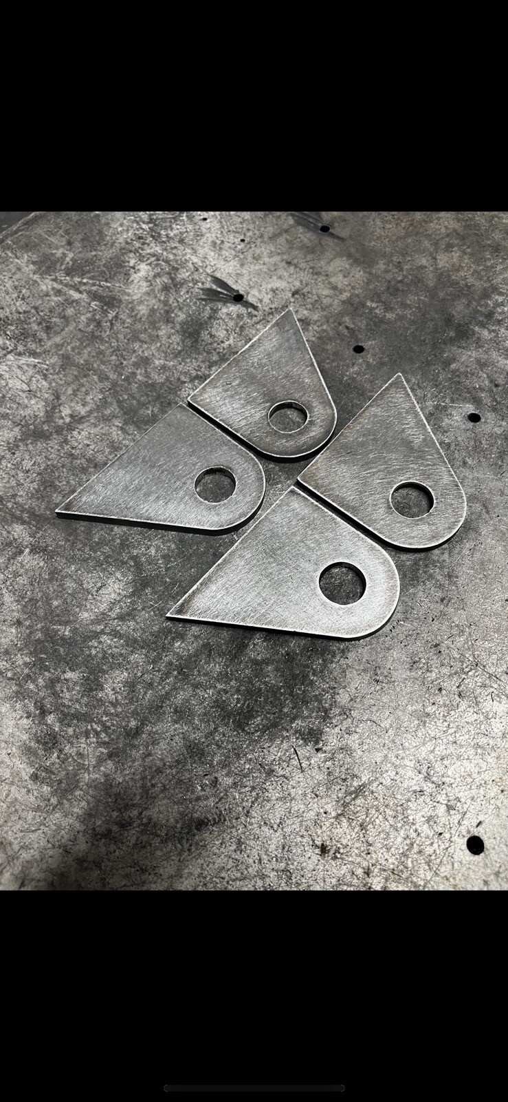 4 weld on traction bar frame mounts / weld on tabs 5/8” Bolt Hole | eBay