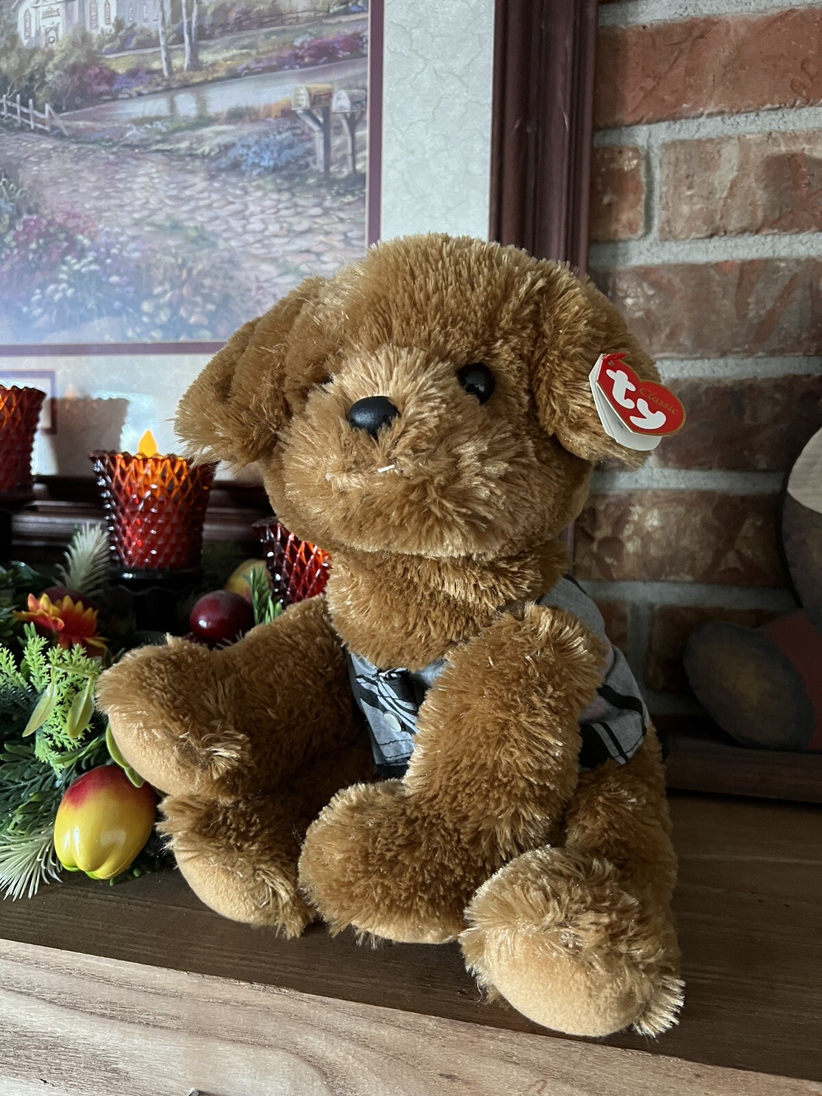 13" Ty Beanie Classic Carlton Cards Plush Puppy Dog | eBay