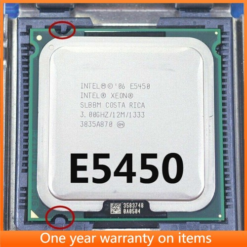 E5450 Intel Xeon Quad Core LGA 775 3.Ghz SLBBM CPU Processor similar ...