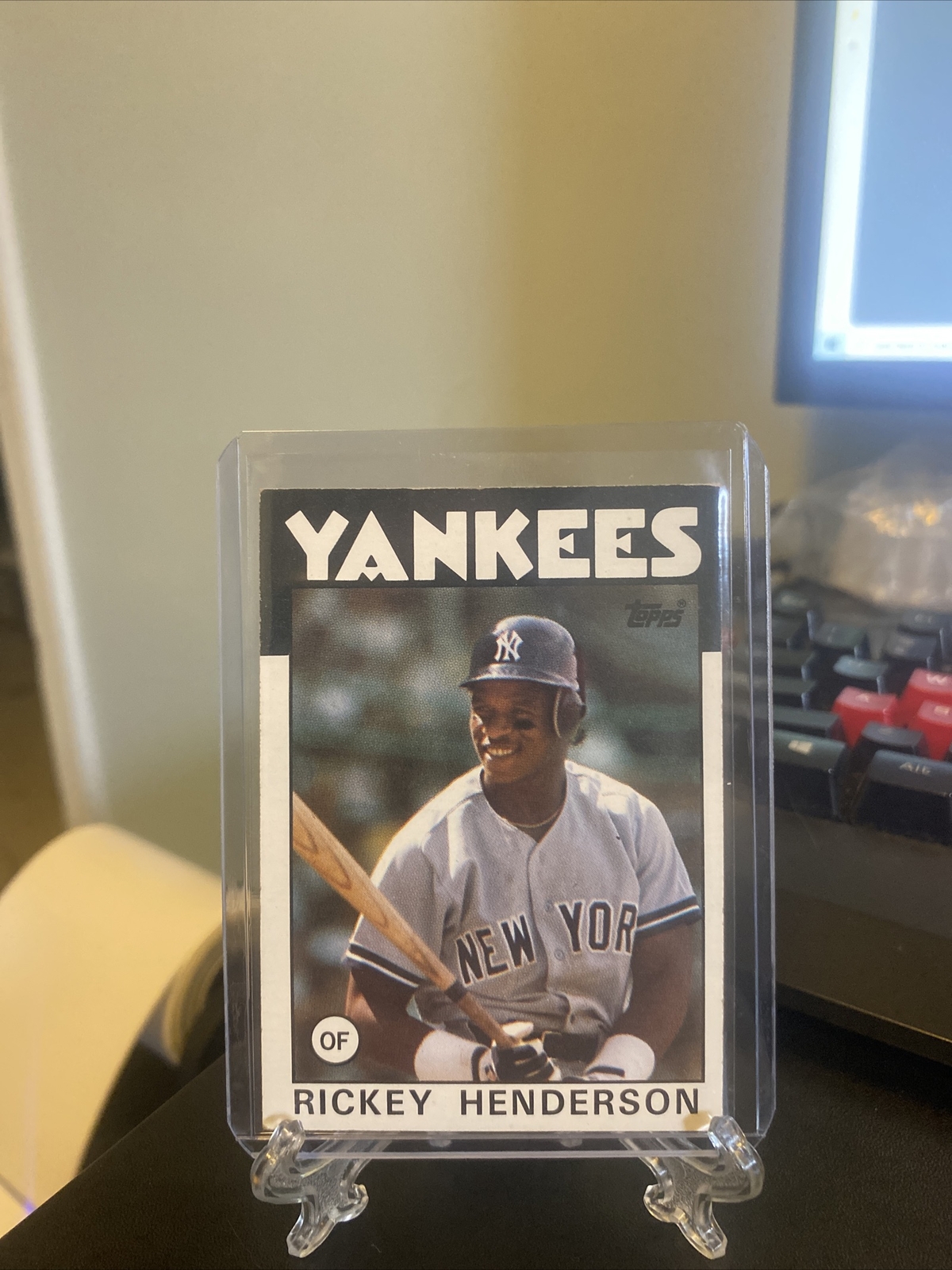 1986 Topps #500 Rickey Henderson New York Yankees | eBay