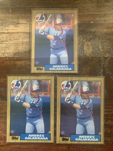 (3) 1987 TOPPS ANDRES GALARRAGA MONTREAL EXPOS #272 | eBay