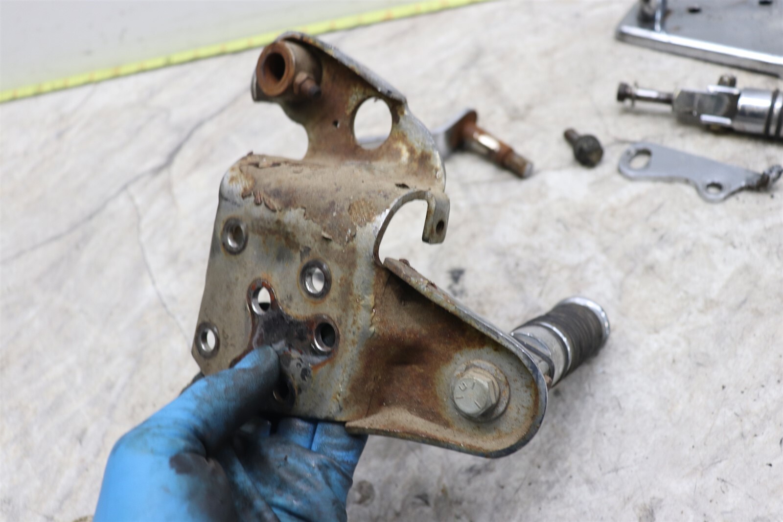 Harley-Davidson Shovelhead Evo Driver Foot Pegs Forward Control Set ...