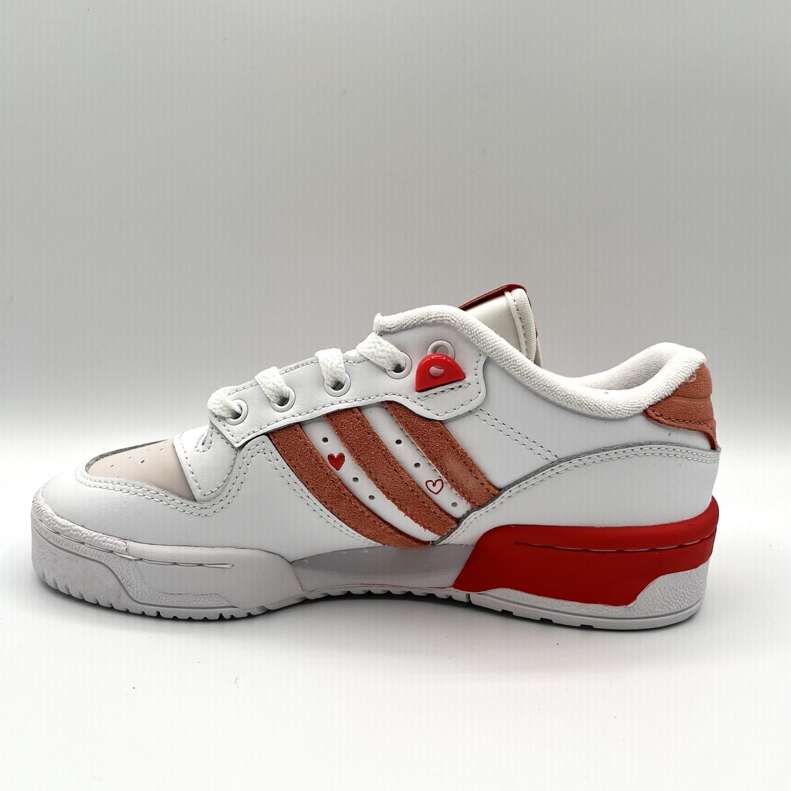 Adidas Women’s Rivalry Low Valentine Originals Size 5.5 White/Red/Pink ...