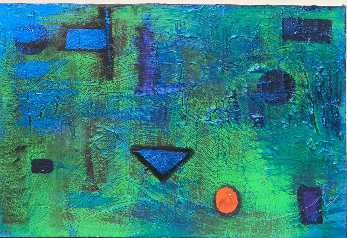 Matt Blue Art Paints