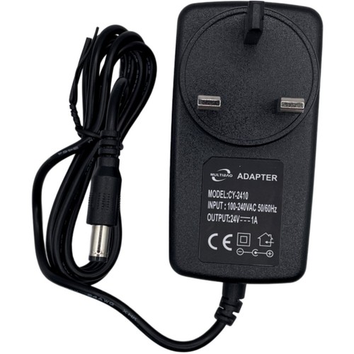 24V 1A AC/DC Power Supply adapter UK plug Converter Charger 5.5mm Jack ...
