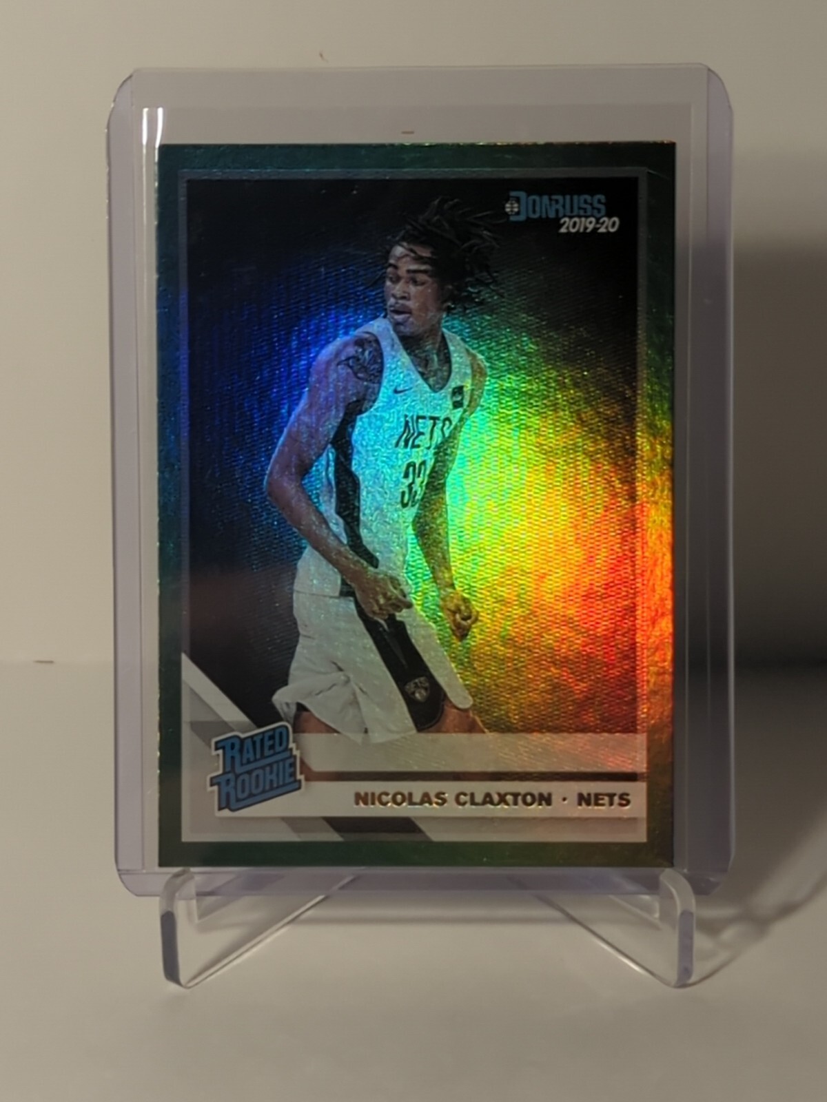 2019-20 Donruss Basketball Nicolas Claxton Rated Rookie Card #229 Green ...