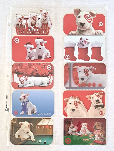 Collectible Gift Cards Lot of 10 Target Stores Mascot Bullseye | eBay