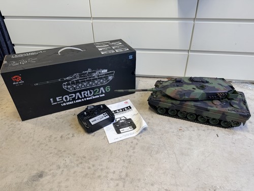 Heng Long 1:16 RC Leopard 2A6 Tank – 2.4GHz – Boxed – Controller ...