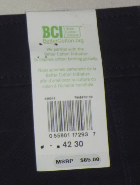 DOCKERS Men's 4-Way Stretch Ultimate Chino Slim Fit Pants Navy 42X30 ...