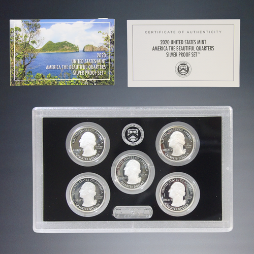 2020 UNITED STATES MINT AMERICA THE BEAUTIFUL ATB 25c QUARTERS SILVER ...