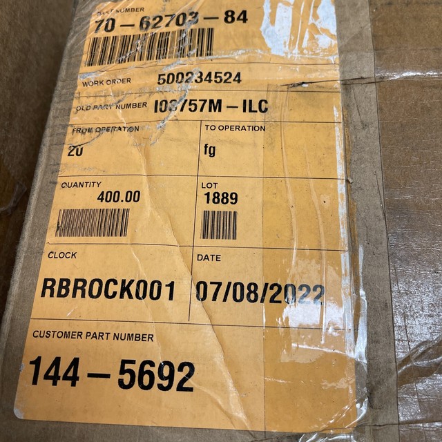 Caterpillar (cat) 144-5692 or 1445692 Gasket for sale online | eBay