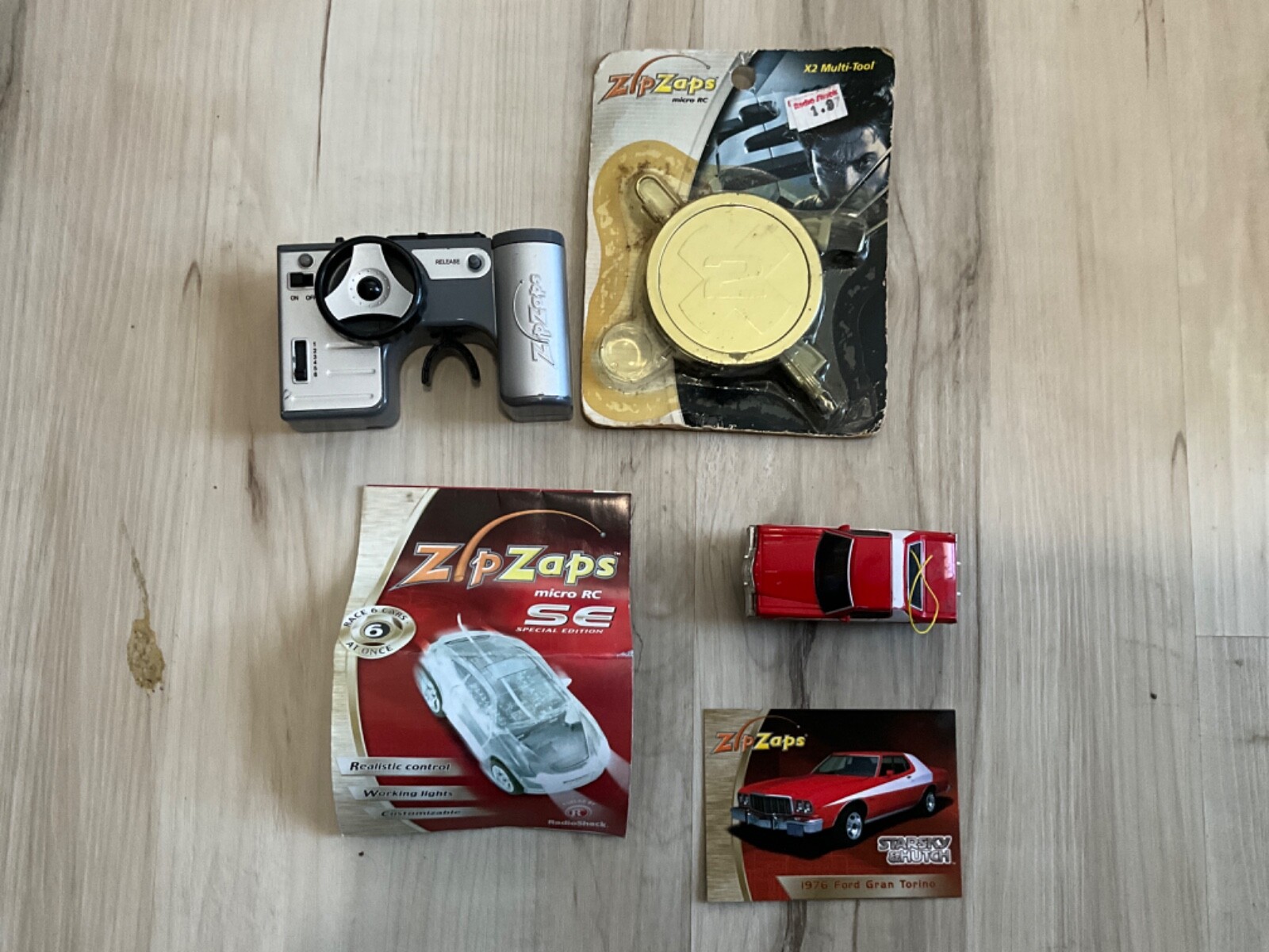 Zip Zaps Micro RC Car Body with Controller Starsky Hutch Rare Ford ...