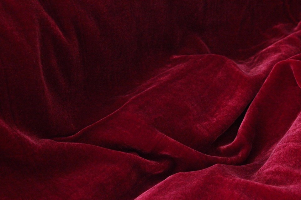 SILK RAYON VELVET SOLID FABRIC 45”W COSTUMES, APPAREL,UPHOLSTERY ...