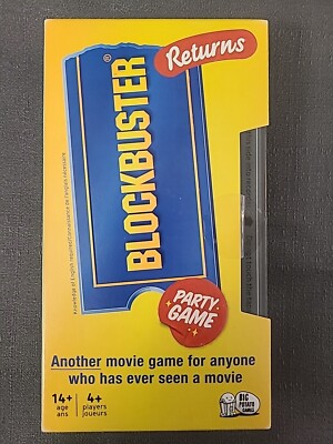 Blockbuster Returns Party Game (2020) Movie Trivia Card Game (NEW) | eBay