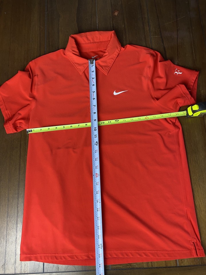 Nike Roger Federer RF 2010 ATP Shanghai Tennis Polo Shirt Large Rafa ...