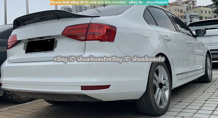 Forged Carbon Fiber Rear Trunk Spoiler Wing Lip For Volkswagen VW Jetta ...