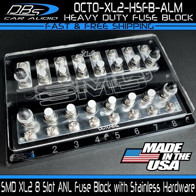 8 Spot ANL Aluminum Fuse Block - Steve Meade OCTO XL2 Power ...