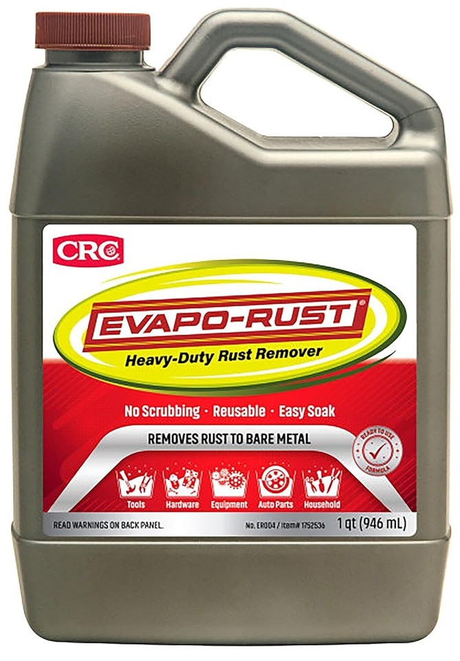 CRC Evapo-Rust 32 oz - Powerful, Acid-Free Heavy-Duty Rust Removal ...