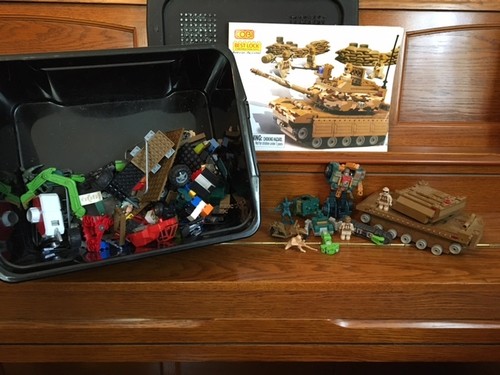 COBI BEST LOCK CONSTRUCTION TOOL DESERT CAMO TANK SET INTERLOCK TOY W ...