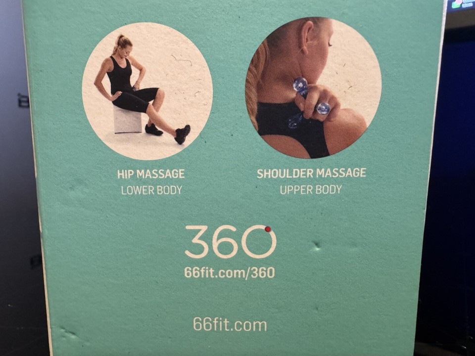 66fit™ Knobble It 4 Ways Massage Tool - Trigger Point Reflexology Body ...