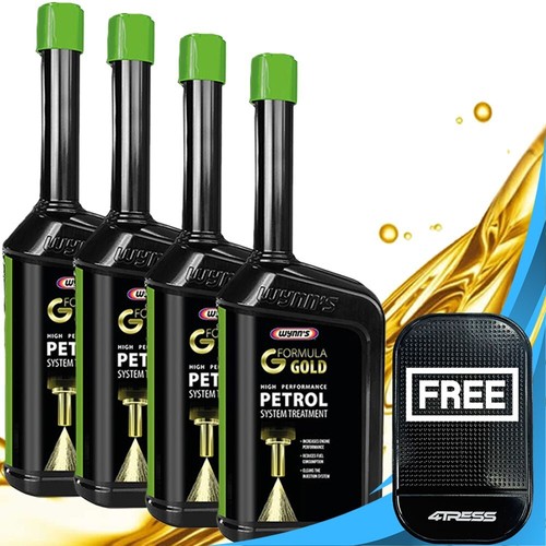 4 x Wynns Formula Gold Petrol Car Fuel Engine Noise Injector Treatment ...