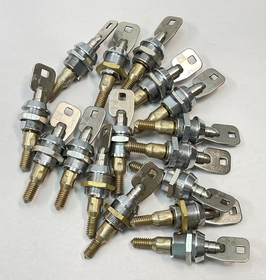 GREENWALD GR9004 Vending Laundry Coin Box Lock&Key Continuous Turn ...