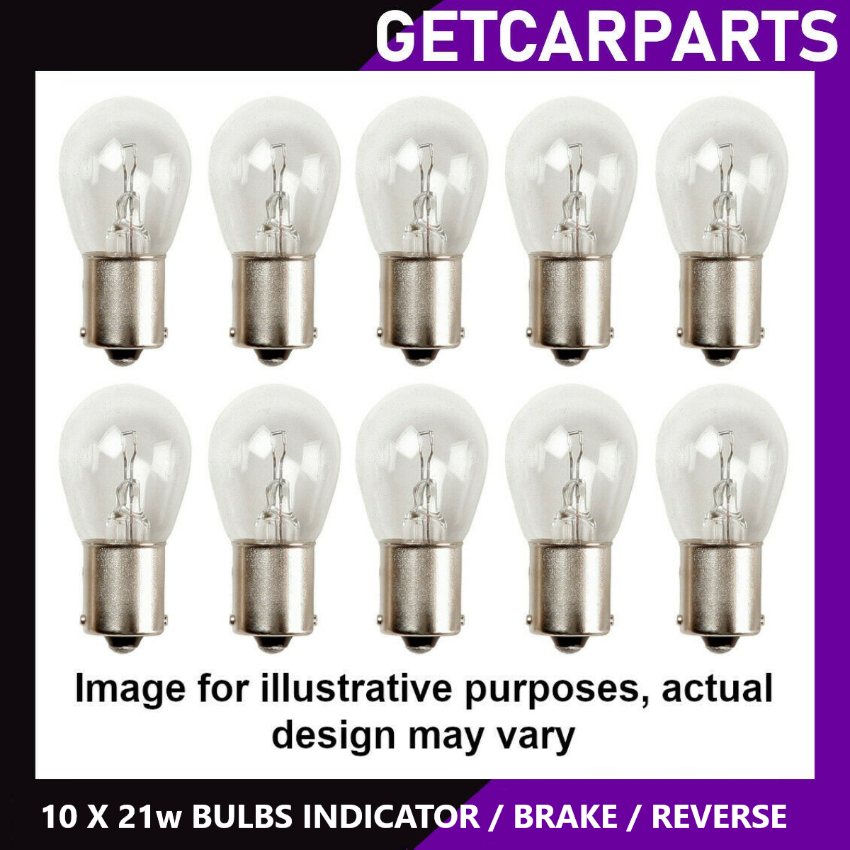 Aftermarket 10 x P21w Filament Bulbs for Brake / Indicator / Reverse ...