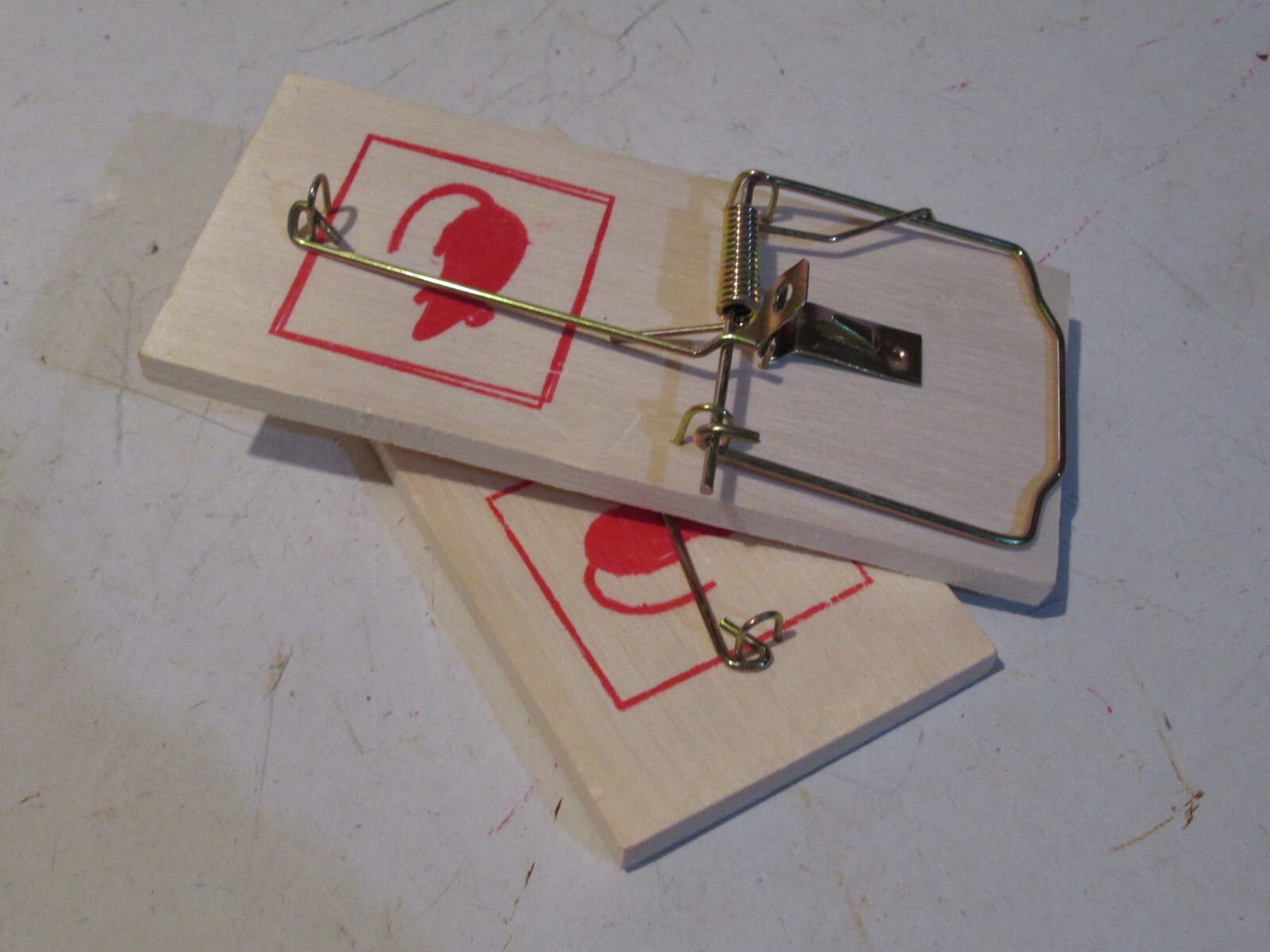 Pair Traditional Rat Traps Wood and Spring snap kill. | eBay