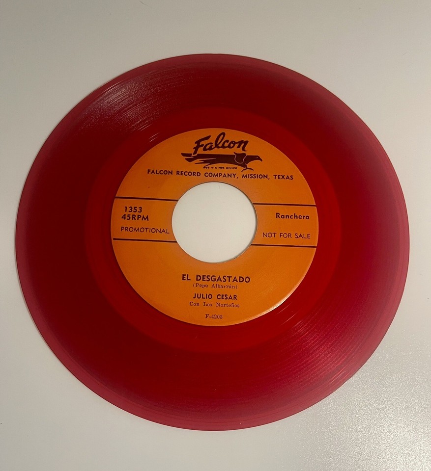Falcon Record CO Julio Cesar 45 Red Record Vinyl Promo 1st Pressing | eBay