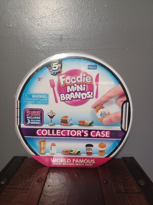 NEW Foodie Mini Brands Collectors Case World Famous Food Brands Zuru 5 ...
