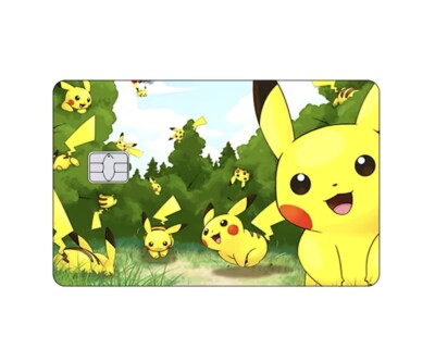 Pikachu Pokemon Edition Debit Credit Card Skin / Decal Sticker Small ...