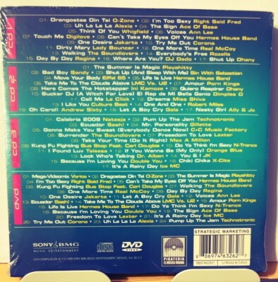 rare 3cds & DVD PROMO ONLY 80s 90s dance VIDEO MEGAMIX 29:16 + 23 ...