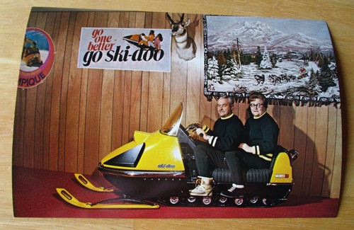 Vintage Ski Doo Snowmobile Card Go One Better Go Ski Doo Memorabilia | eBay