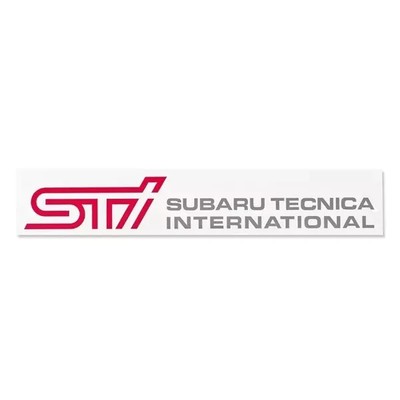 Autocollant SUBARU authentique STI 2 feuilles STSG14100310 rouge cerise ...