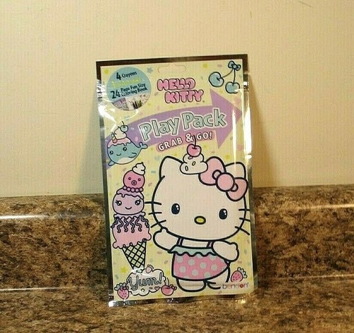 Hello Kitty Play Pack Activity Set Coloring Stickers NEW 805219491454| eBay