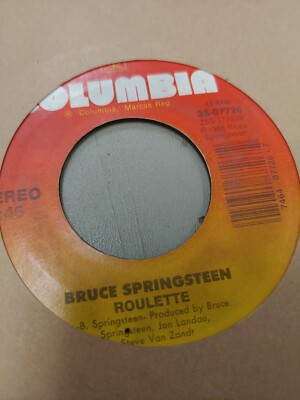 BRUCE SPRINGSTEEN ROULETTE 7" VINYL 45RPM RARE OOP VERY GOOD | eBay