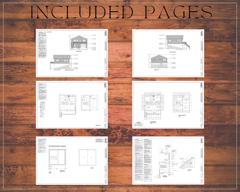 Custom House Home Building Plans 3 Bed, 2 bath, 1 car PDF & CAD for ...