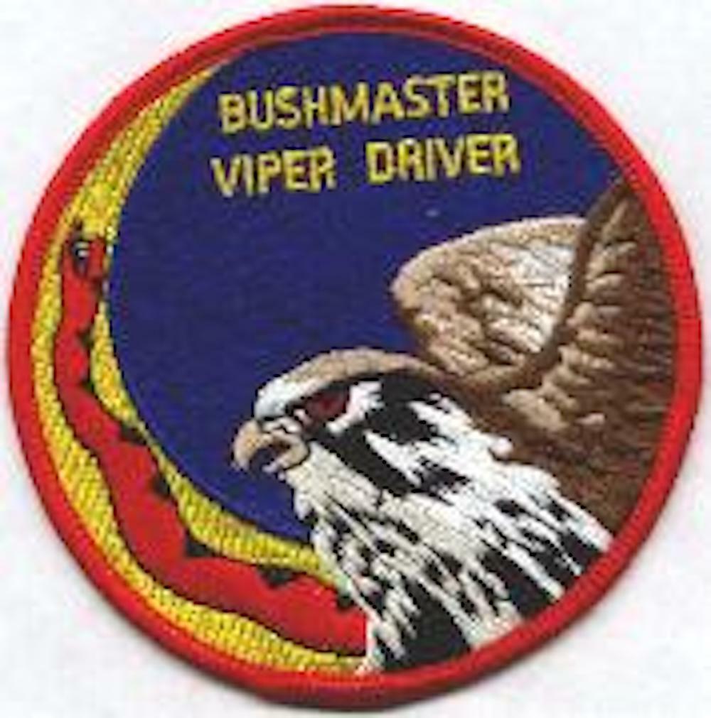 4" USAF AIR FORCE 78FS BUSHMASTER VIPER DRIVER EMBROIDERED JACKET PATCH ...