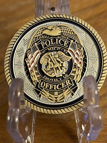 Police Officer Coin St Michael Badge Law Enforcement Challenge ...