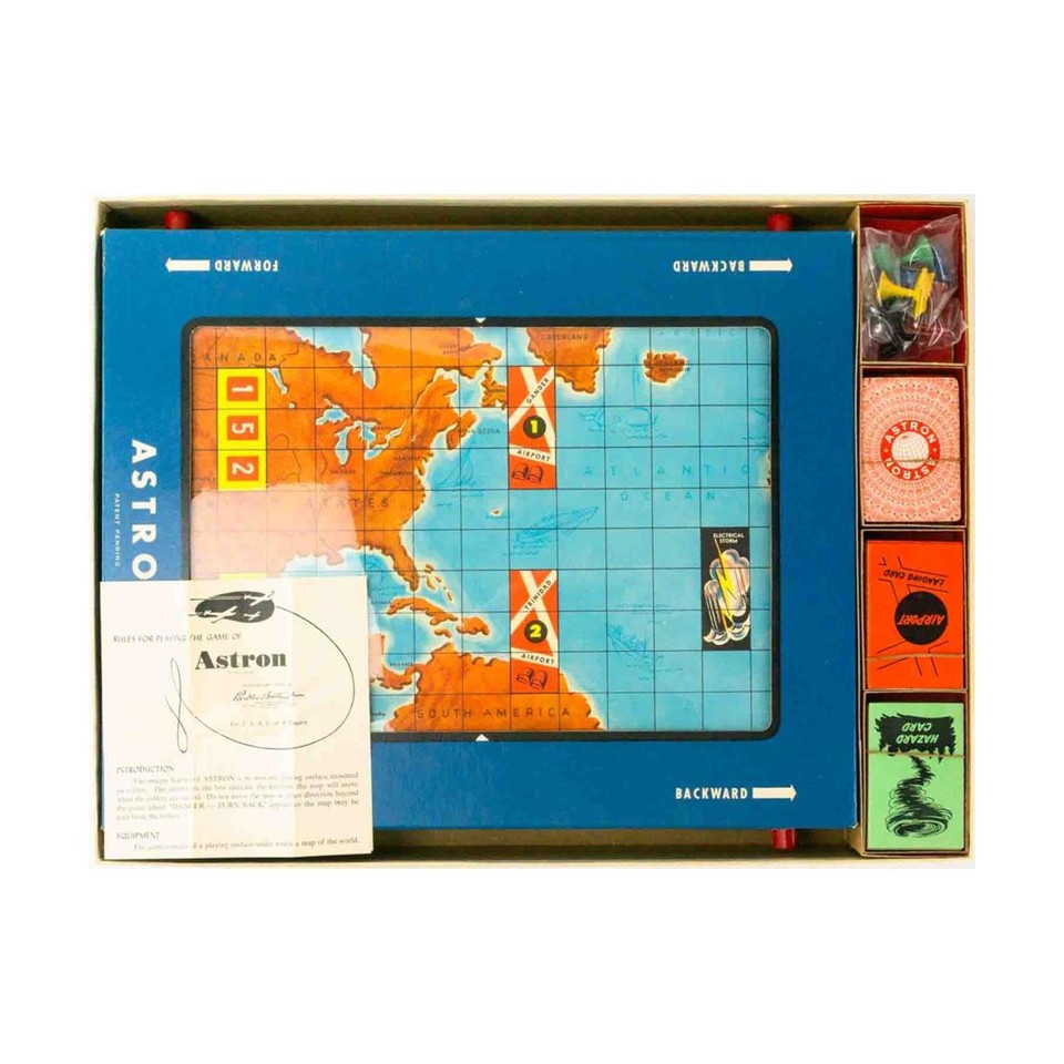 Parker Bros Boardgame Astron - The Game That Moves As You Play Box Fair ...