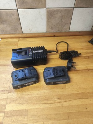 Erbauer 18v Fast Battery Charger ERB607CHR + 2 batteries | eBay UK