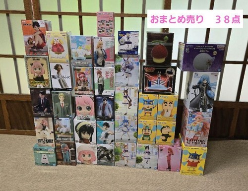 Set misto anime Spy Family ONE PIECE Tensura ecc. Lotto di 38 figurine ...