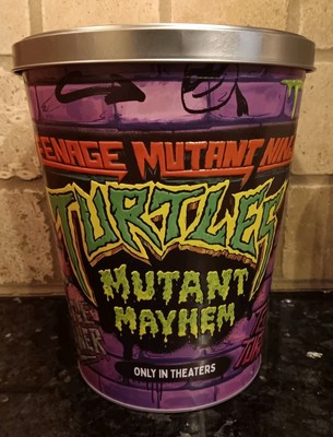 AMC Teenage Mutant Ninja Turtles Mutant Mayhem Popcorn Tin Bucket | eBay