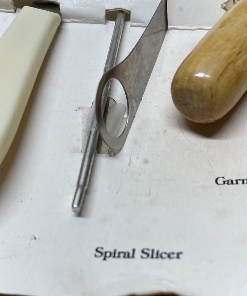 Tools of the Trade Garnishing Kit Vintage Kitchen Accessories 5 Pieces ...