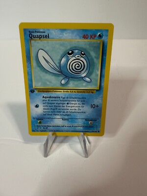 GERMAN Poliwag Pokémon Base Set First Edition Pokémon Card | eBay