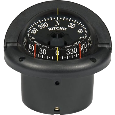 RITCHIE COMPASSES RITC-HF-743 Compass, Flush Mount, 3.75 Combi, Black ...