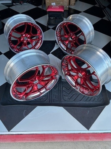 Set of 4 custom forged, 2 piece alloy wheels 21x9 FREE SHIPPING ...