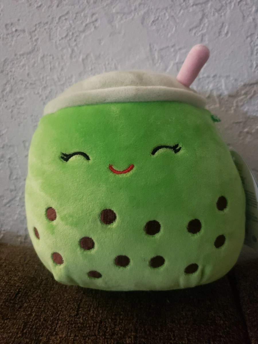 Squishmallows Sevda The Matcha Boba Tea Drink Collectible
